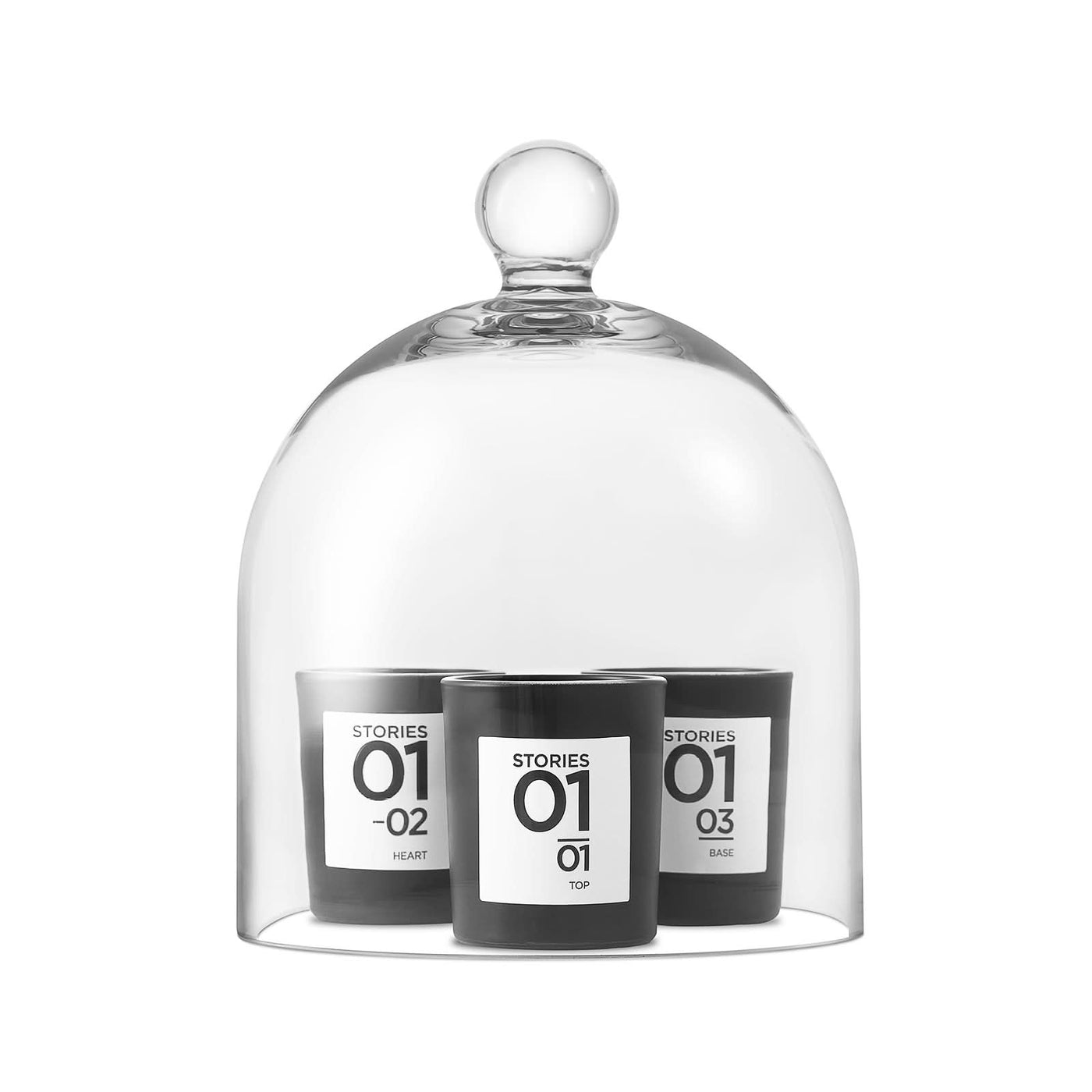 STORIES Nº.01 Bougie Parfumée, Perfumed Candle Trio